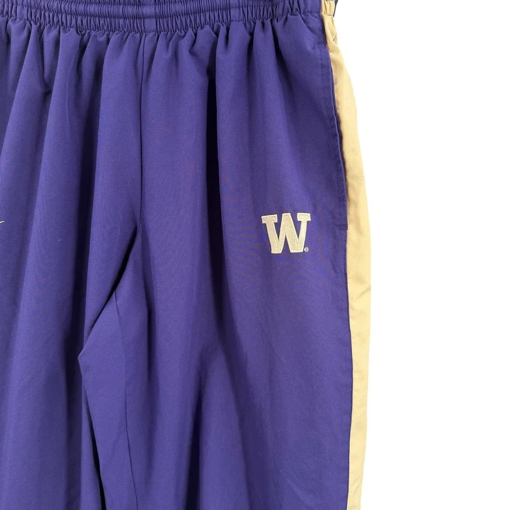 Nike | Pants | Nike Team Uw Huskies Track Pants Purple Gold Mesh Lined ...